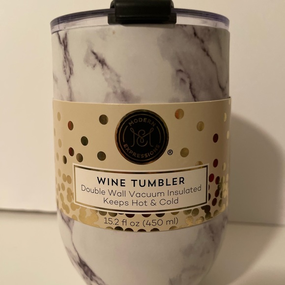 Modern Expressions | Dining | Modern Expressions Wine Tumbler | Poshmark